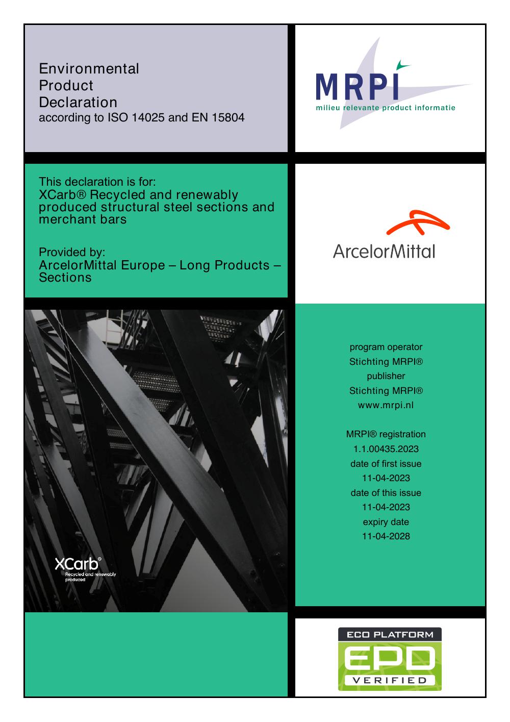 ArcelorMittal Europe Long Products and Sections - XCarb® Recycled and ...